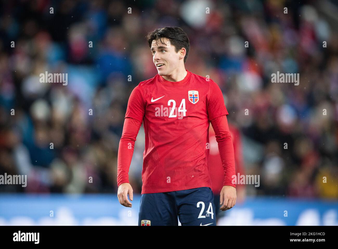 Oslo, Norway. 20th Nov, 2022. Hugo Vetlesen (24) of Norway seen during ...