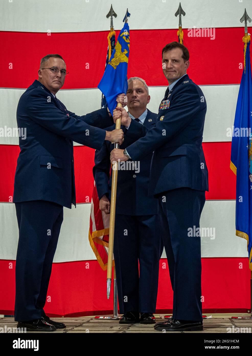 (left to right) Texas Air National Guard Chief of Staff Brig. Gen ...
