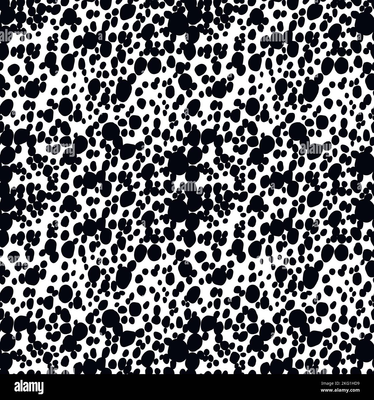 Abstract modern dalmatian fur seamless pattern. Animals trendy ...