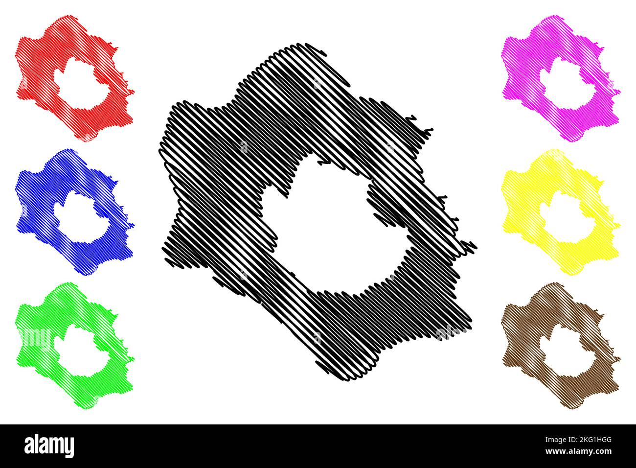 Long island (New Guinea, Pacific Ocean, Bismarck Archipelago) map ...