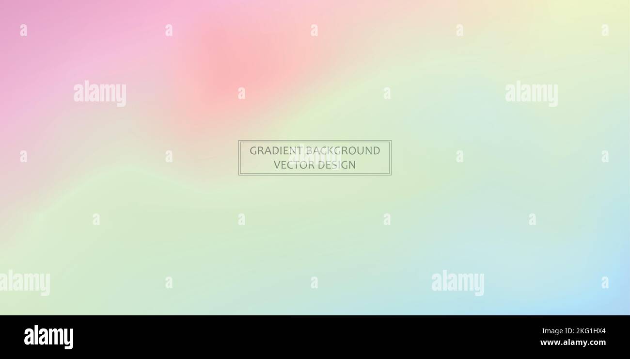 Panoramic web template multicolor gradient background, stylish design ...