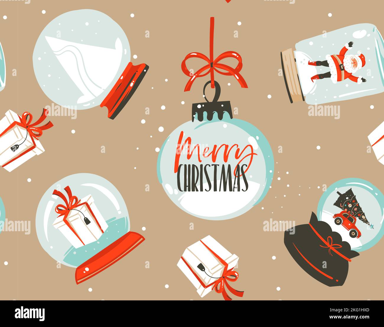 Christmas pattern decoration Stock Vector Images - Alamy