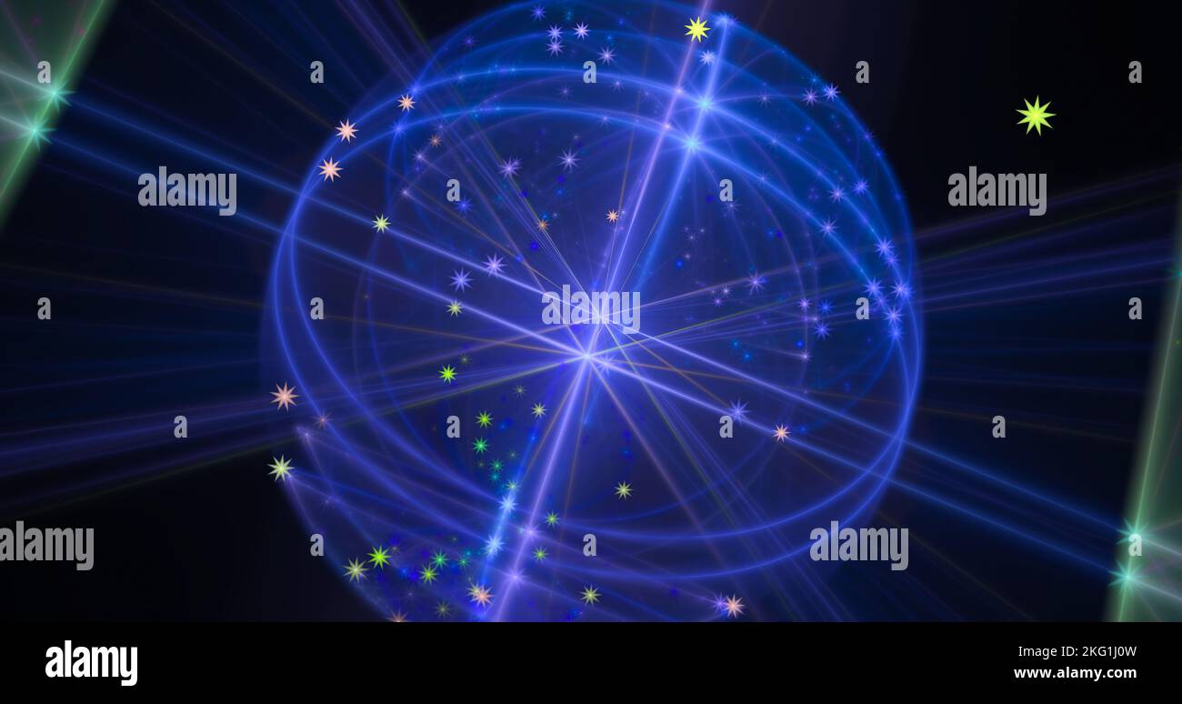 Technological textured background. Fractal graphics. Science and ...