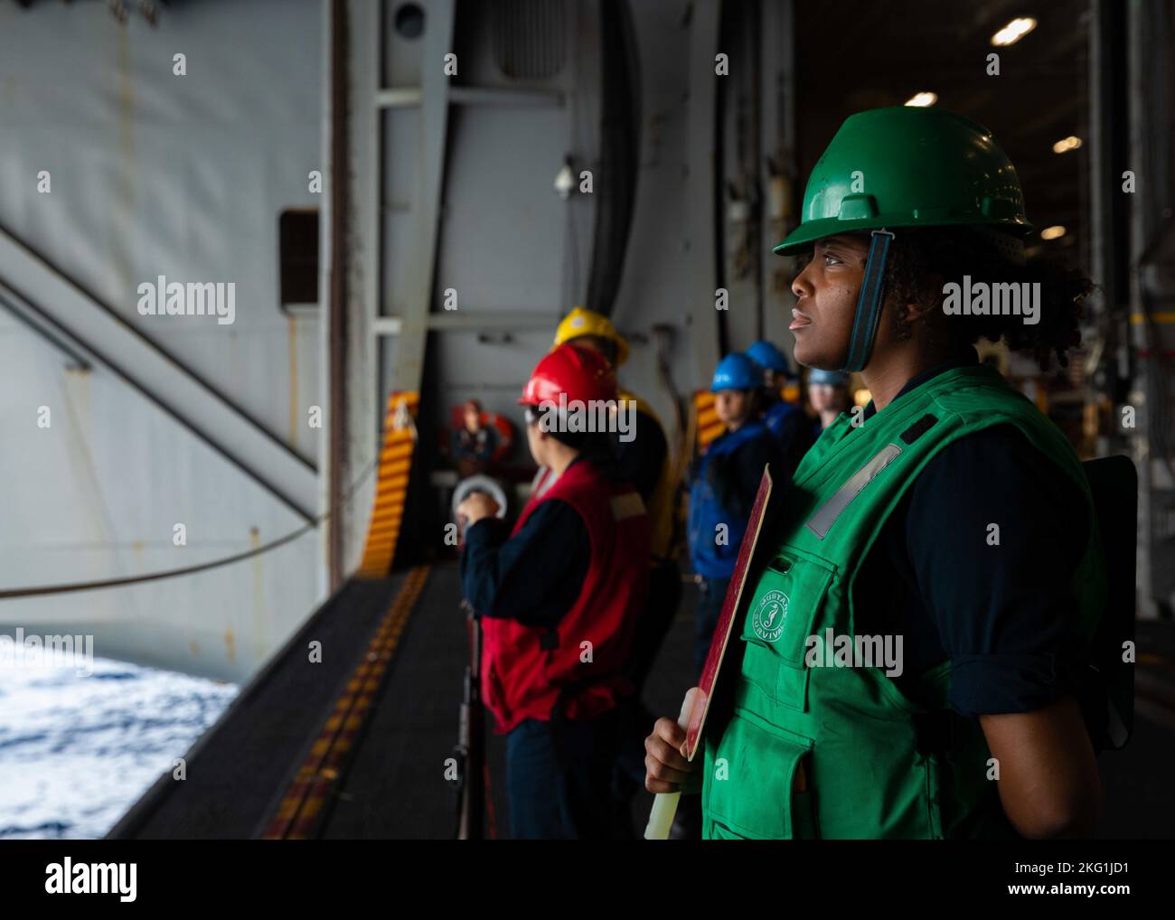 221023-N-ET093-1003 ADRIATIC SEA (Oct 23, 2022) Seaman Alexis Carter ...