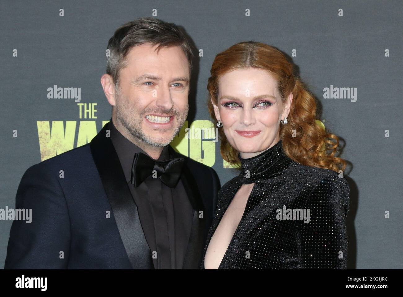 LOS ANGELES - NOV 20: Chris Hardwick, Lydia Hearst at The Walking Dead ...