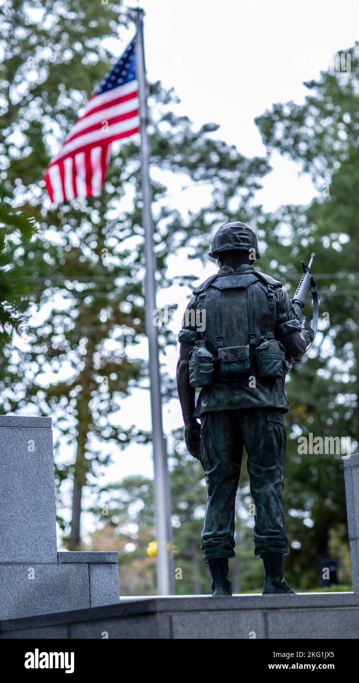 The Beirut Memorial statue stands before the 39th Beirut Memorial ...