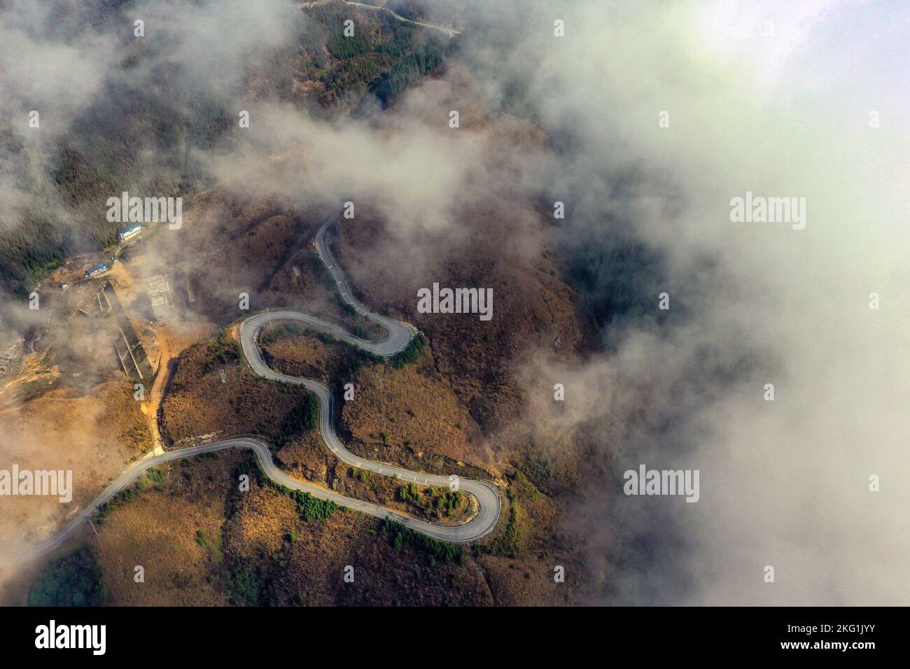 Aerial photos show the splendid views of Tianhu Naitonal Wetland Park ...