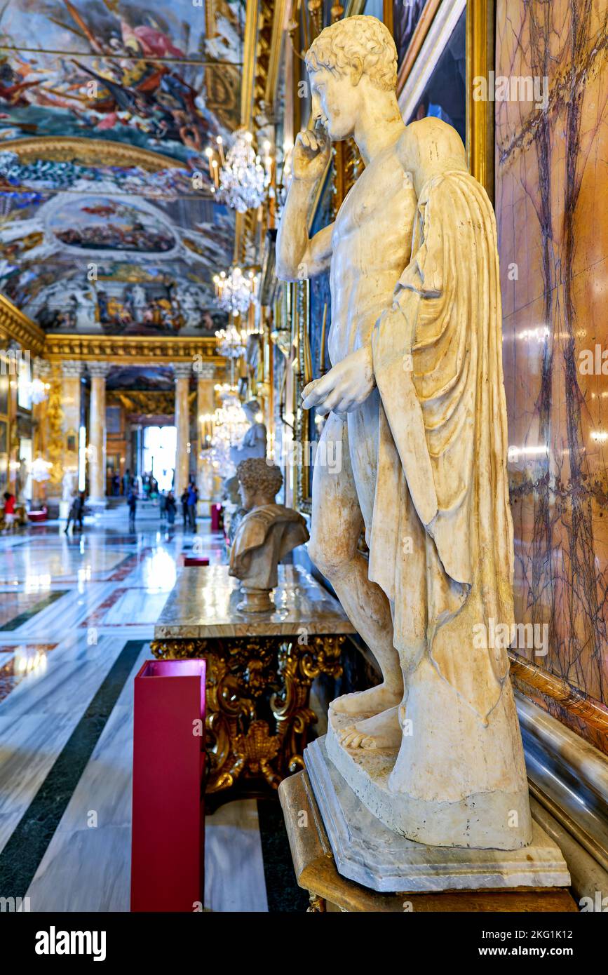 Rome Lazio Italy. Colonna Art Gallery in Palazzo Colonna. The Great ...