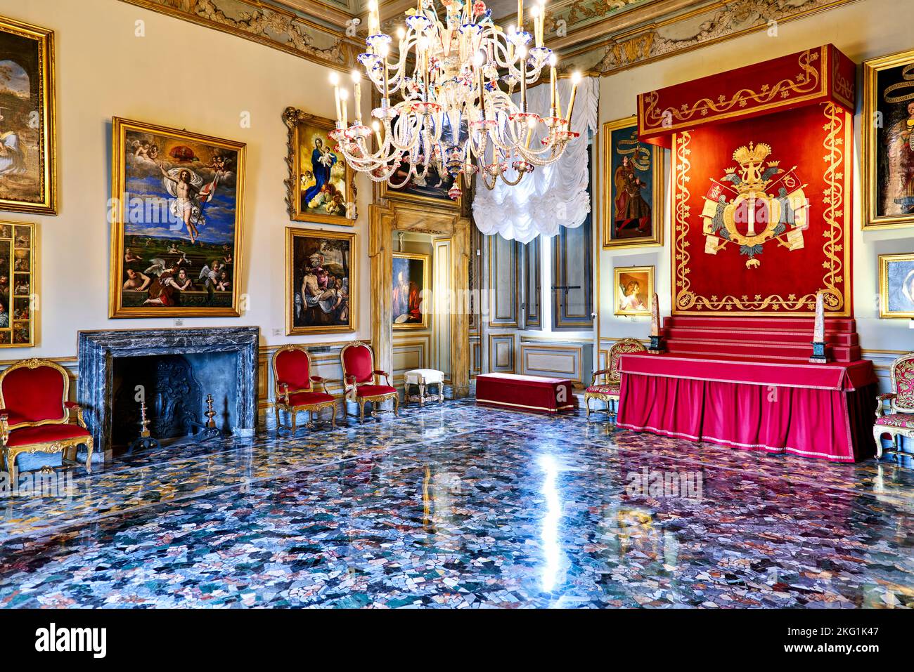 Rome Lazio Italy. Colonna Art Gallery in Palazzo Colonna Stock Photo ...