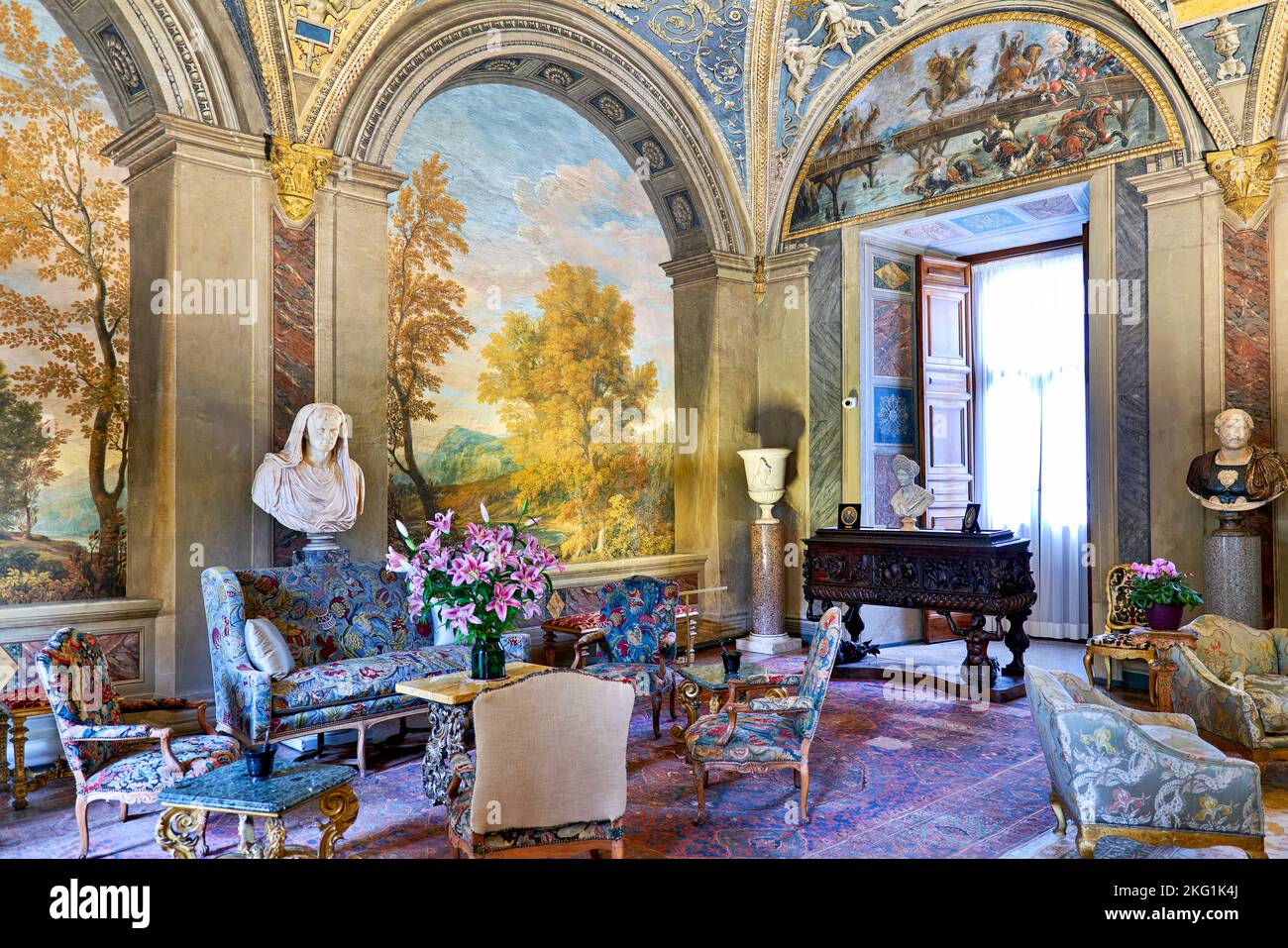 Rome Lazio Italy. Colonna Art Gallery in Palazzo Colonna. Princess ...