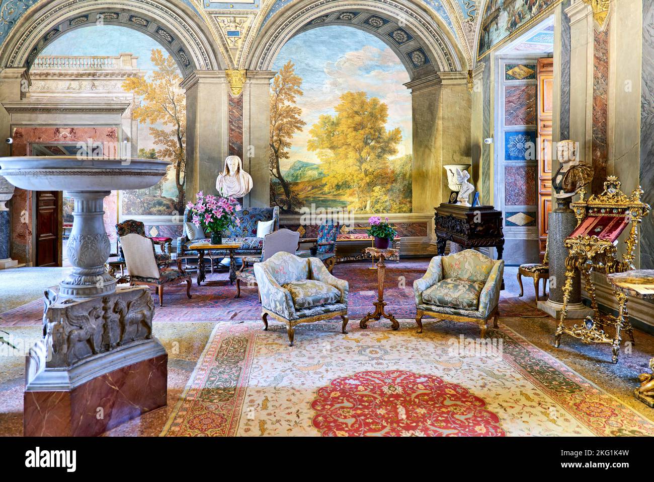 Rome Lazio Italy. Colonna Art Gallery in Palazzo Colonna. Princess ...