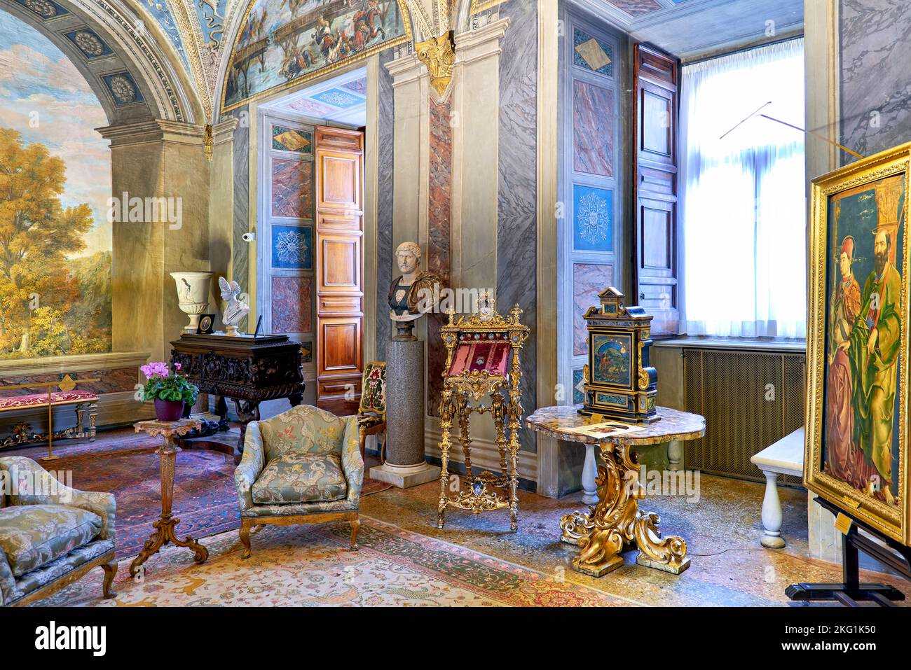 Rome Lazio Italy. Colonna Art Gallery in Palazzo Colonna. Princess ...