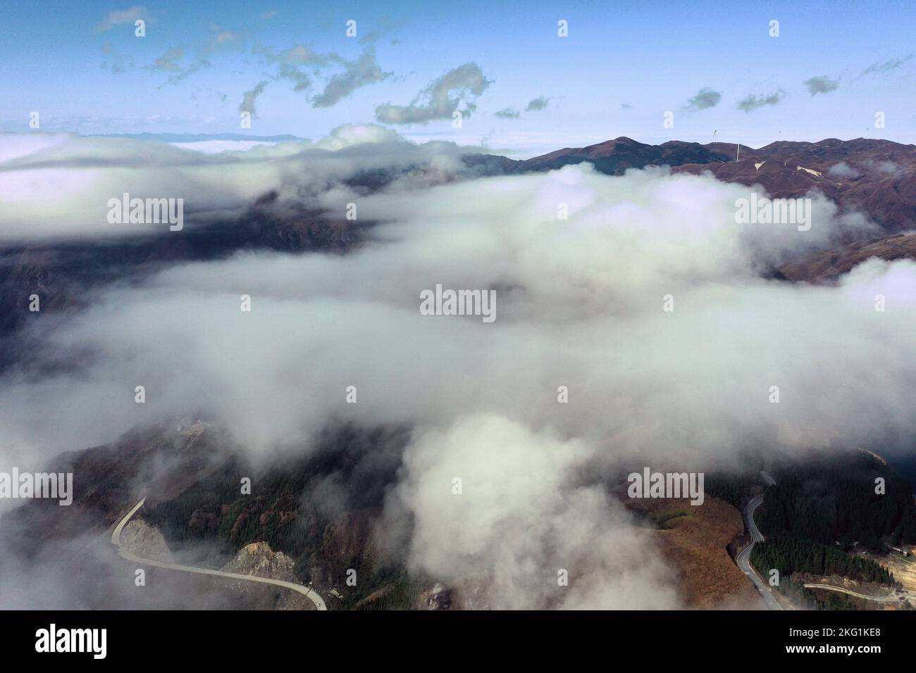 Aerial photos show the splendid views of Tianhu Naitonal Wetland Park ...