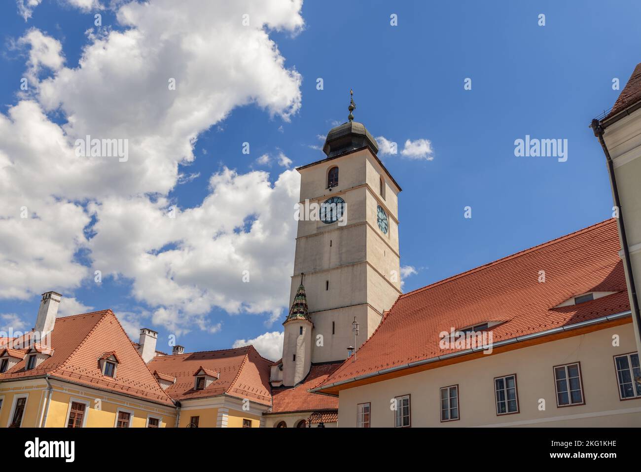 Historical Council Tower of Sibiu (Turnul Sfatului) played different ...