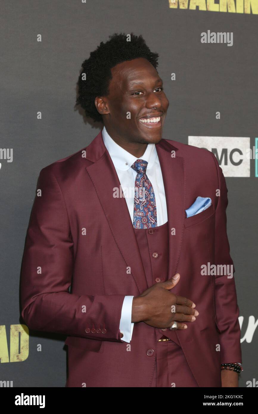 LOS ANGELES - NOV 20: Okea Eme-Akwari at The Walking Dead Finale at ...
