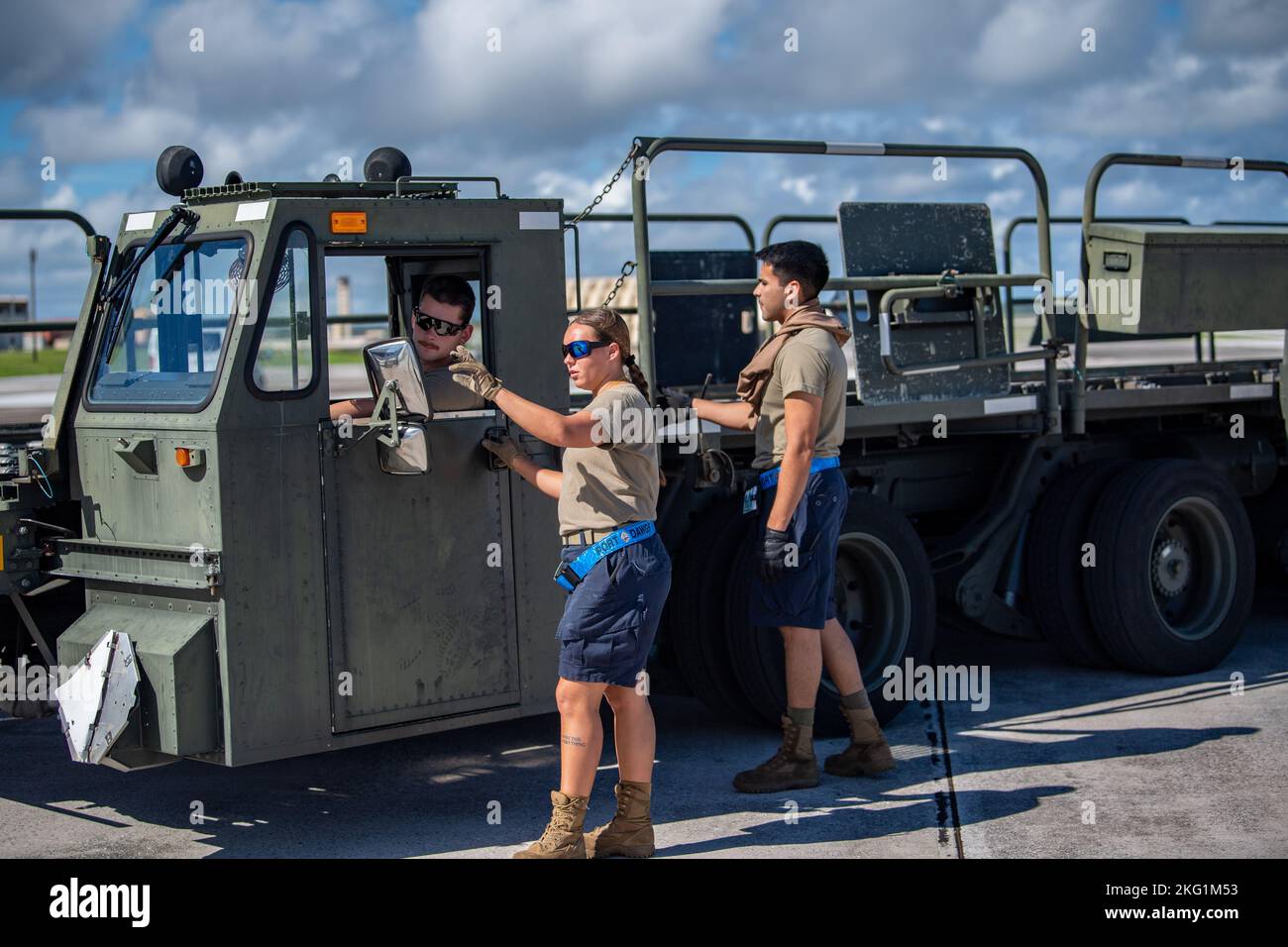 U.S. Airman 1st Class Heidi Hymel, 734th Air Mobility Squadron air ...