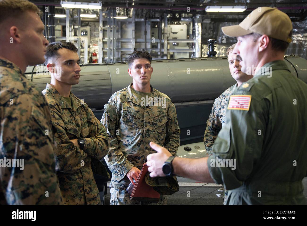 U.S. Marines with the 11th Marine Expeditionary Unit command element, I ...