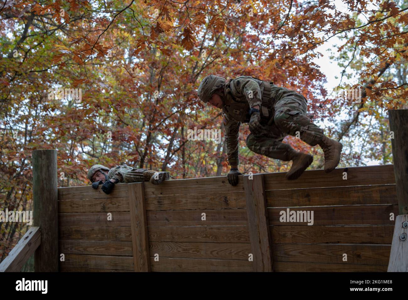 Sgt. Ben Wagner, a Soldier from Charlie Company, and Spc. Griffin ...