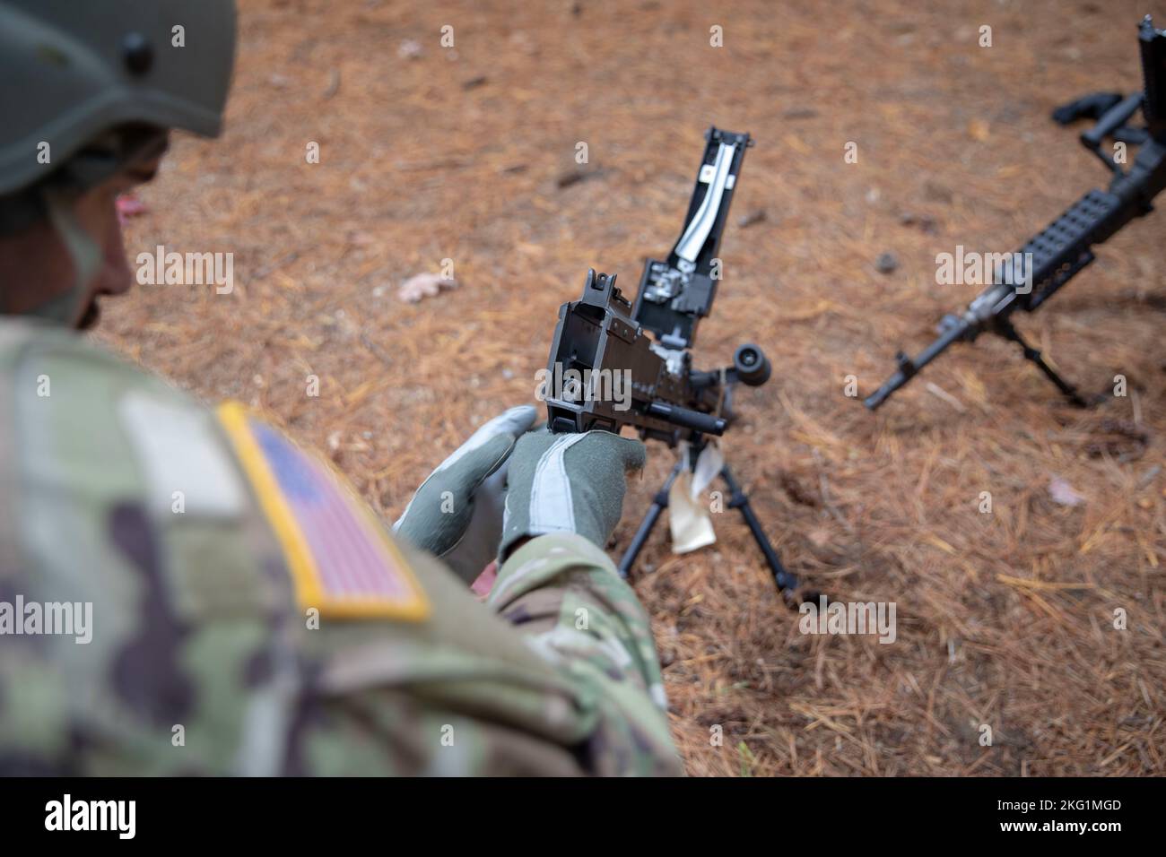 Spc. Kevin Caladie, a Soldier from Alpha Company of the 3rd Battalion ...