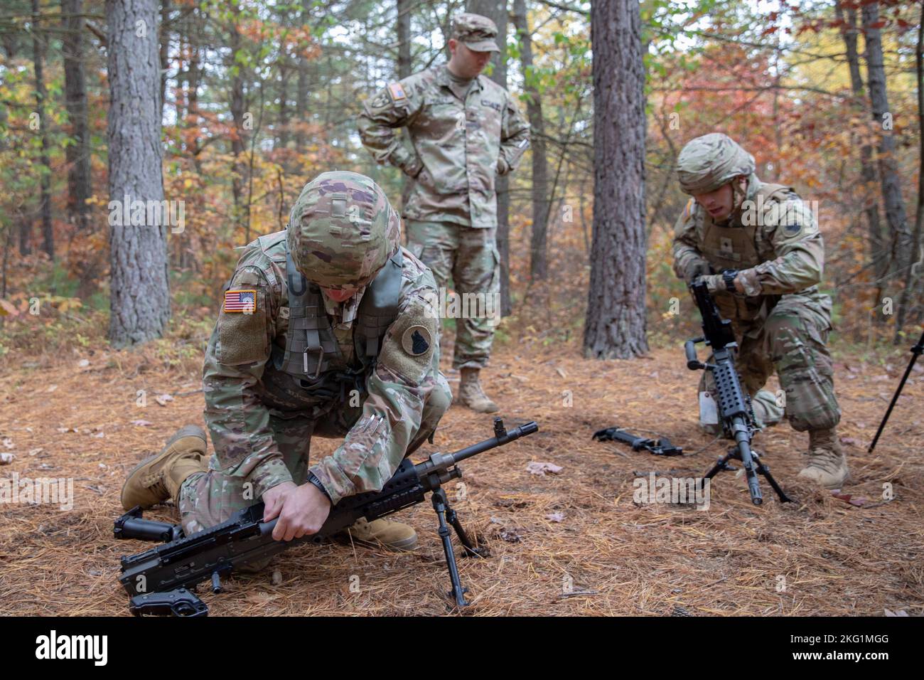 Sgt. Ben Wagner, a Soldier from Charlie Company, and Spc. Griffin ...