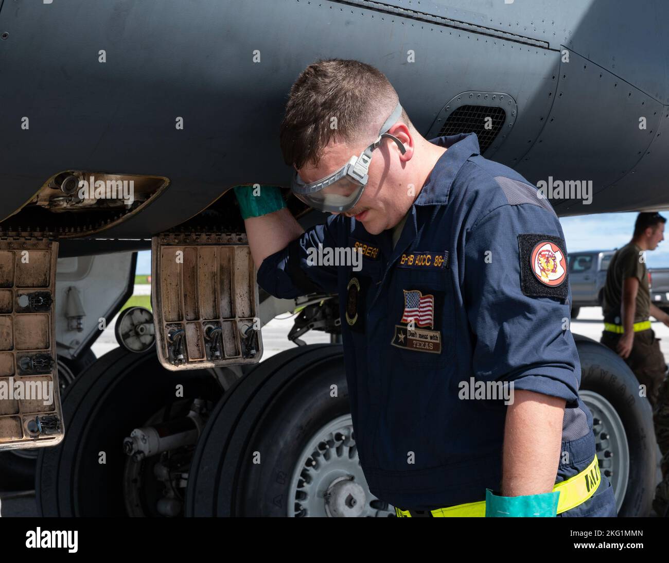 U.S. Air Force Senior Airman Gunner Berg, 28th Aircraft Maintenance ...