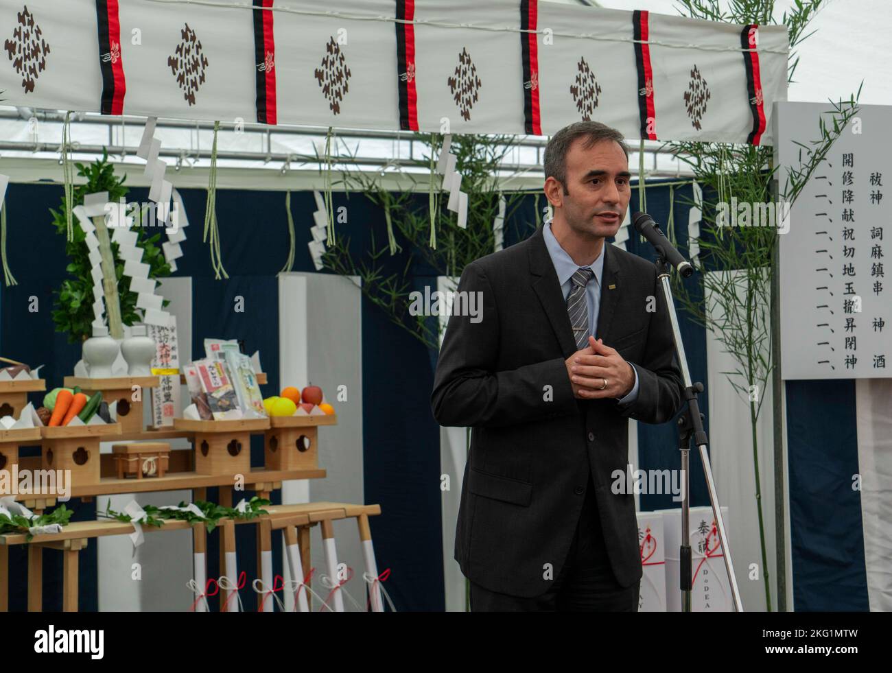 YOKOSUKA, Japan (Oct. 24, 2022) - Dustin Notarianni, project executive ...