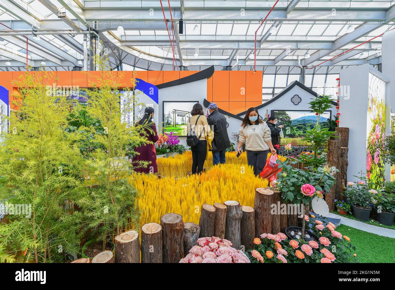 The 2022 China Hefei Seedlings & Flowers Fair opens in Hefei City, east ...