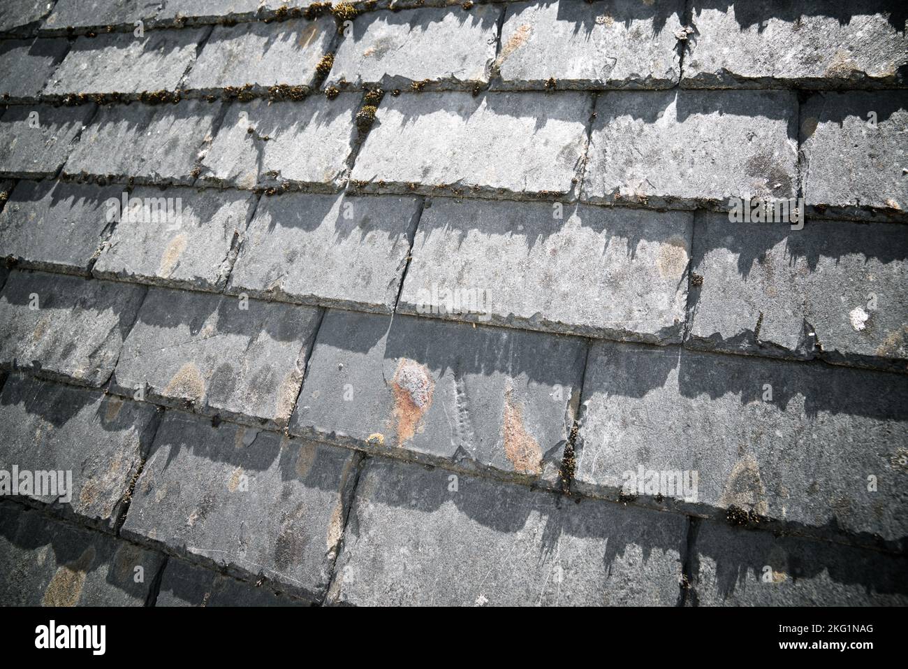 Antique slate roof hi-res stock photography and images - Alamy