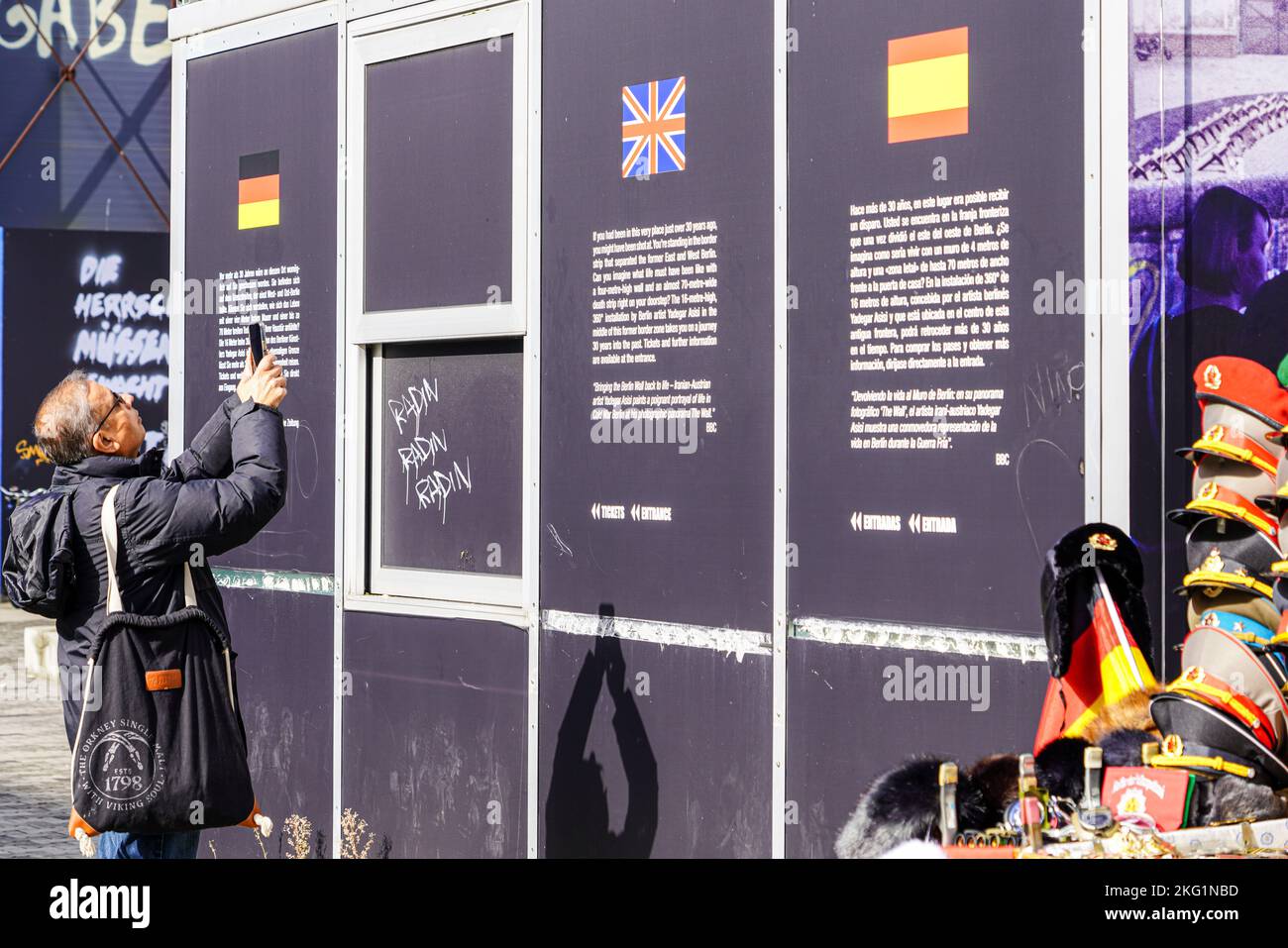 Photo of former berlin wall hi-res stock photography and images - Alamy