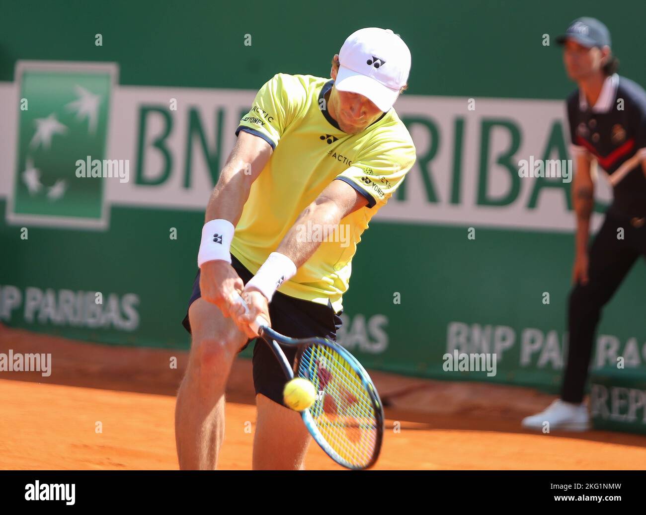 Casper Ruud of Norway during day 4 of the Rolex Monte-Carlo Masters 2022, an ATP Masters 1000 ...