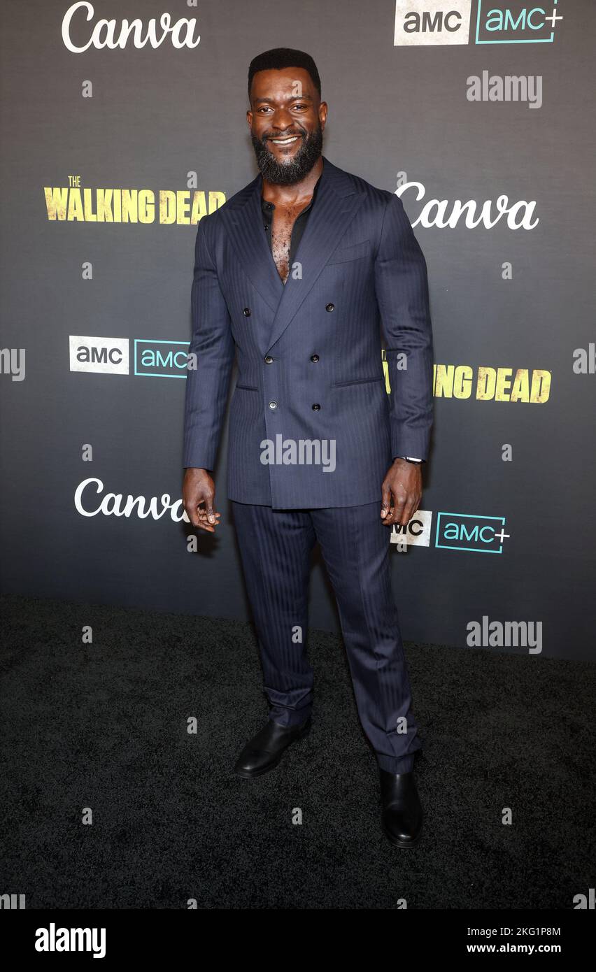 Los Angeles, Ca. 20th Nov, 2022. Michael James Shaw at The Walking Dead ...