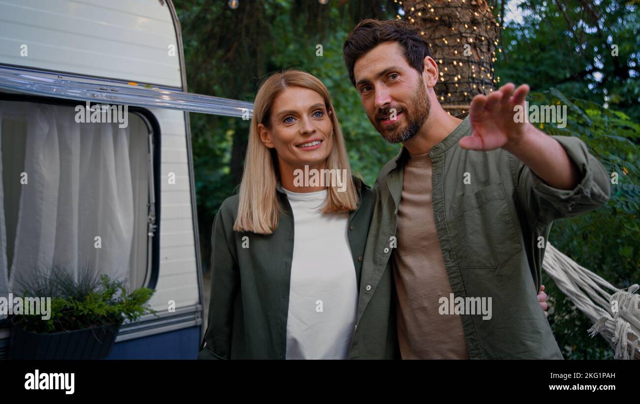 Spouses Caucasian woman and man married couple husband and wife ...