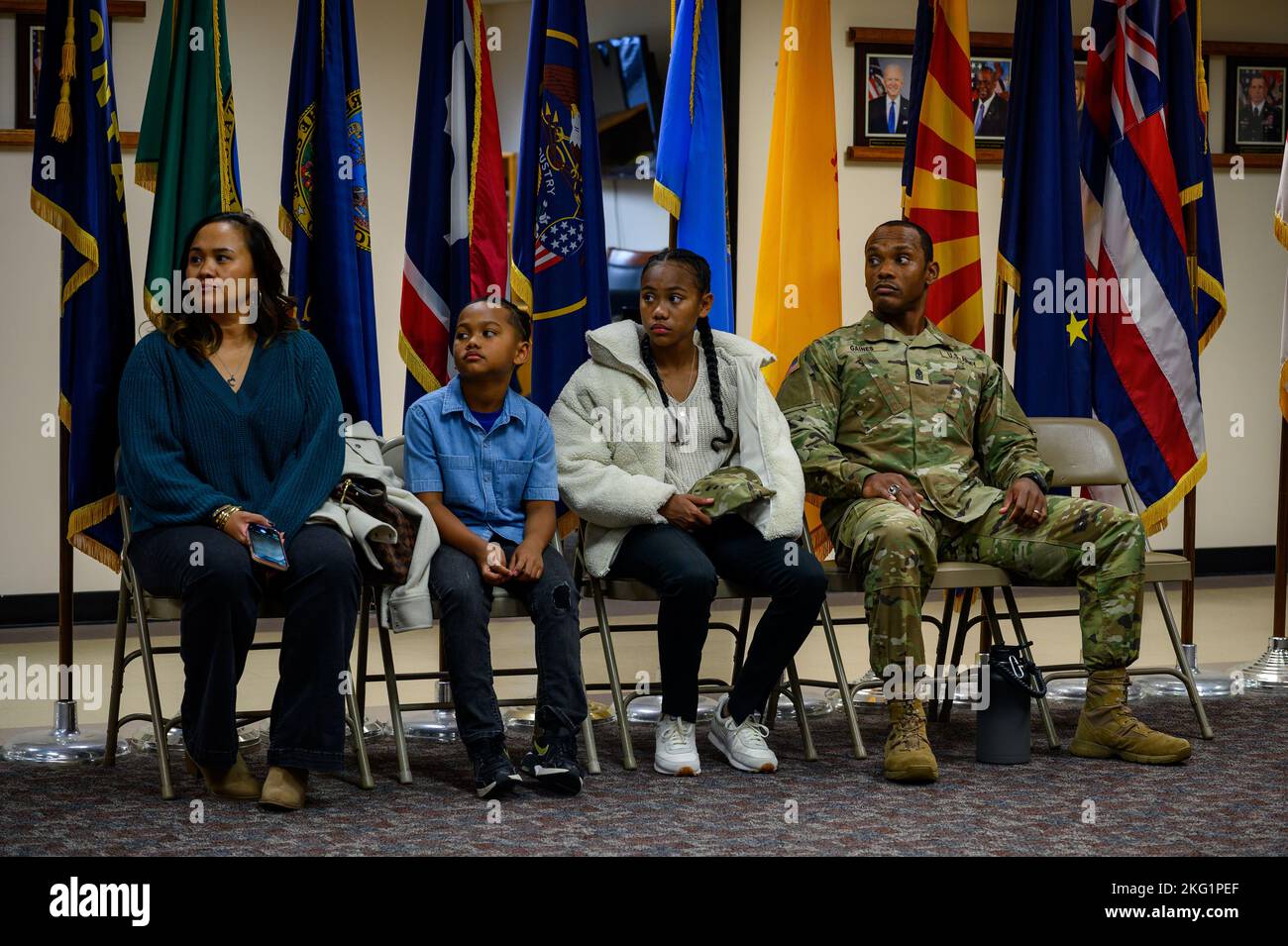 U.S. Army Command Sgt. Maj. Akeel M. Gaines, 250th Brigade Support ...