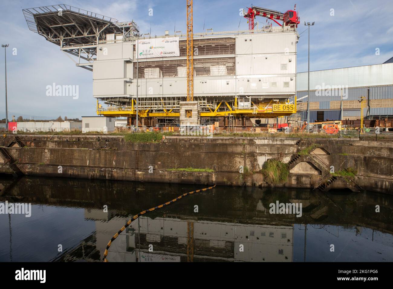 Illustration picture of the platform taken during a visit to the ...