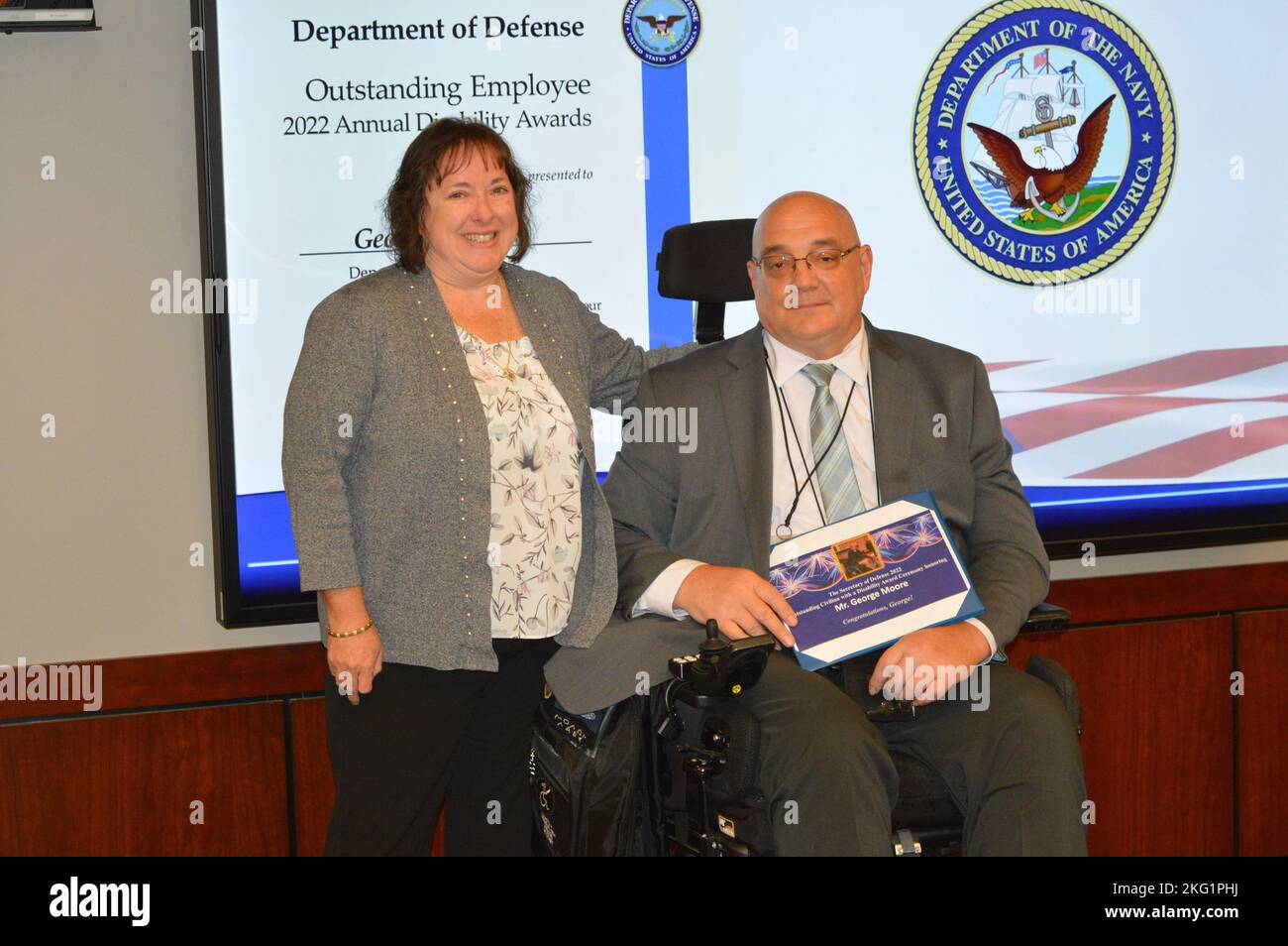 WASHINGTON – Mr. George Moore (right) Program Analyst for Strategic ...