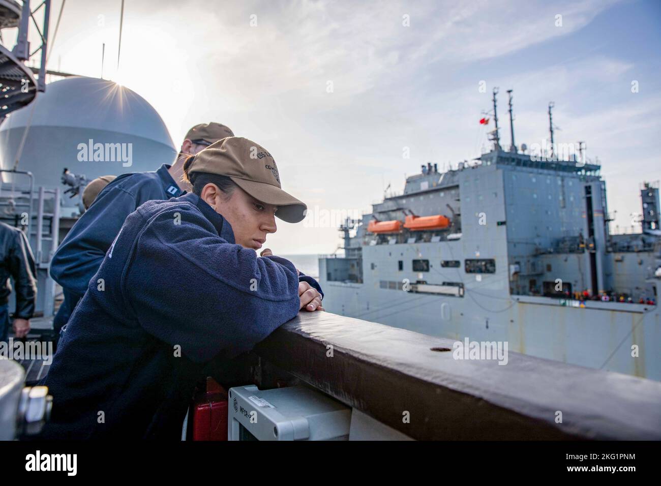 221024-N-TC847-1035 ADRIATIC SEA (Oct. 24, 2022) Italian navy officer ...