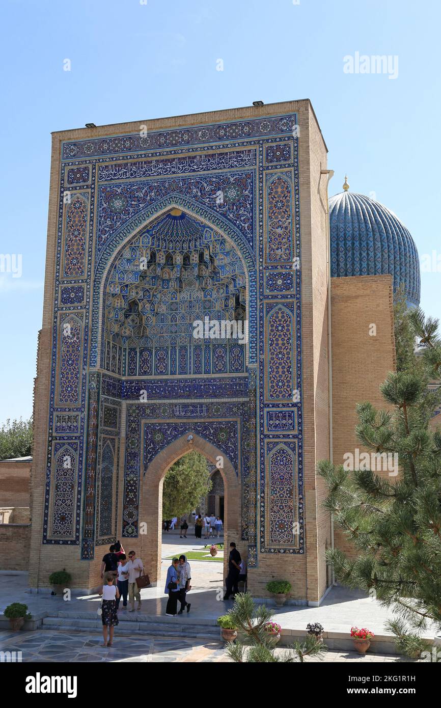 Entrance Gateway (only surviving part of original madrasa), Guri Amir ...