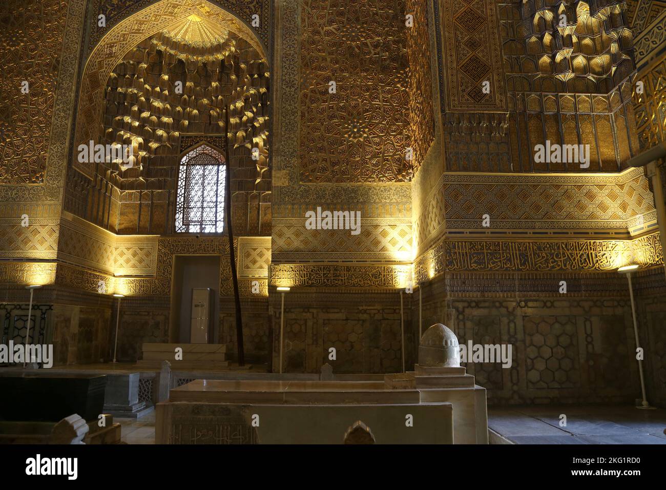 Ziyaratkhana, Muhammad Sultan Mausoleum, Guri Amir, Samarkand ...