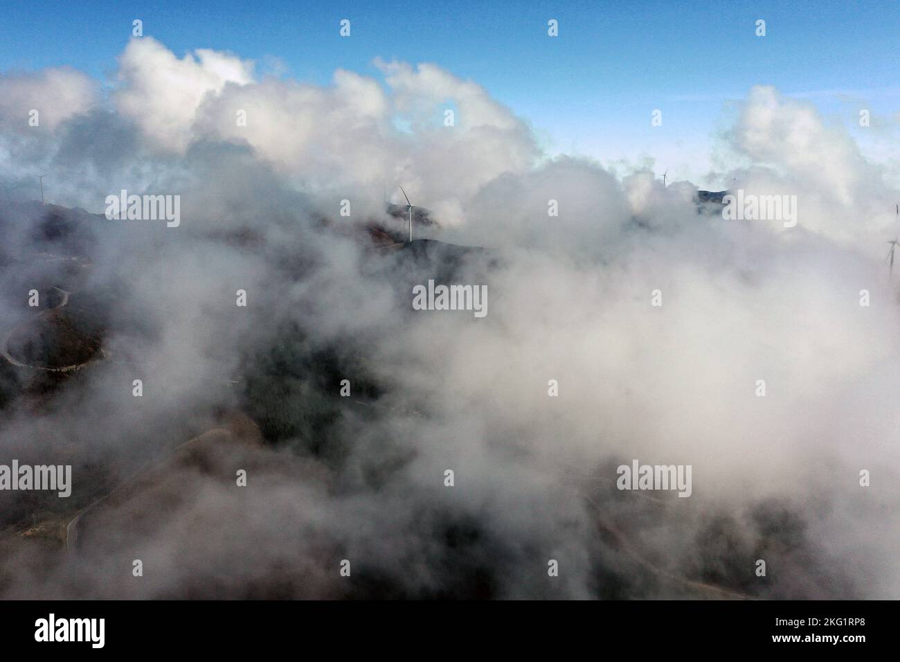 Aerial photos show the splendid views of Tianhu Naitonal Wetland Park ...