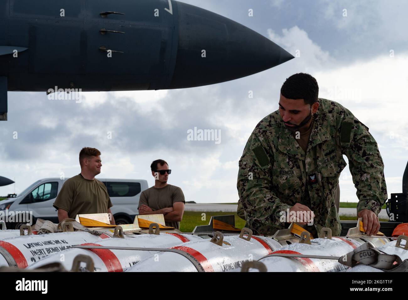 U.S. Navy Petty Officer 2nd Class Brian Mencia, Navy Munitions Command ...