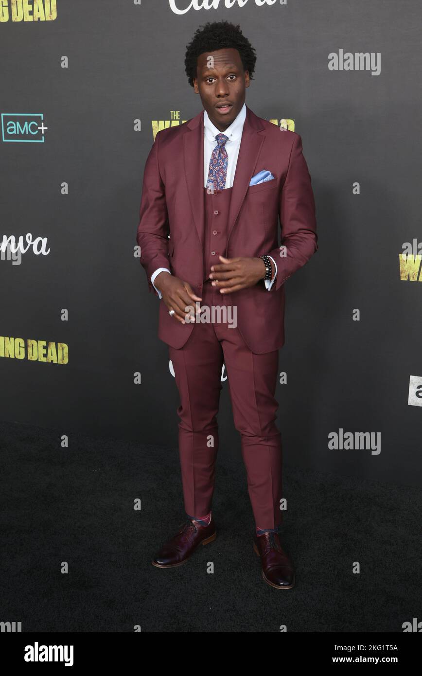 Los Angeles, Ca. 20th Nov, 2022. Okea Eme-Akwari at The Walking Dead ...