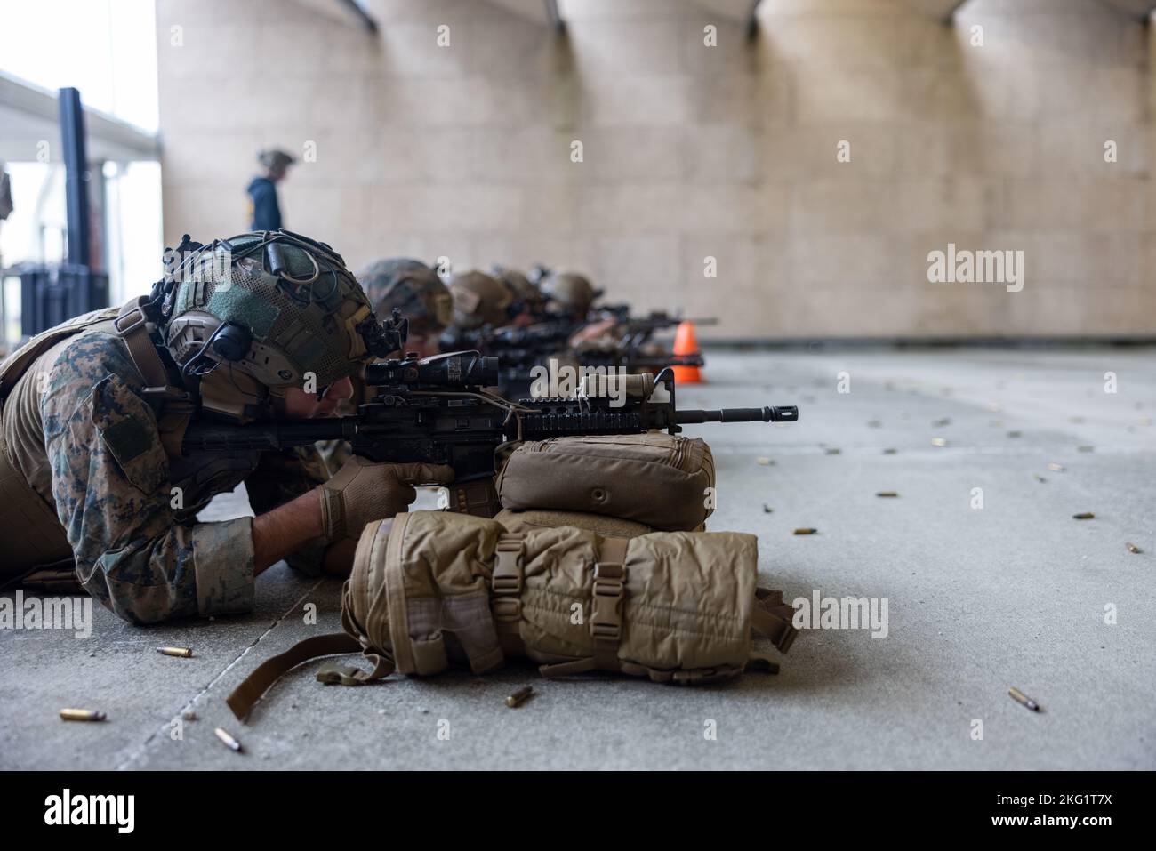 U.S. Marines with the Maritime Special Purpose Force (MSPF), 26th ...