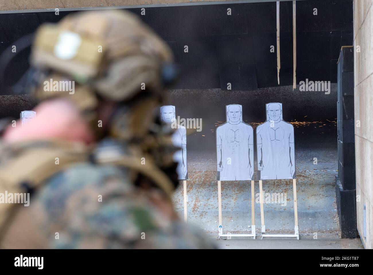 A U.S. Marine with the Maritime Special Purpose Force (MSPF), 26th ...