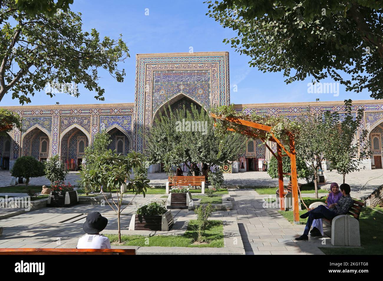 Tilla Kari (Gold Covered) Madrasa, Registan, Samarkand, Samarkand ...