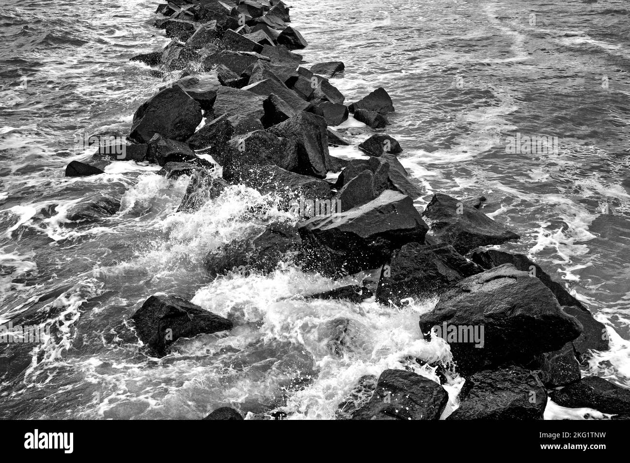 Stein strand Black and White Stock Photos & Images - Alamy