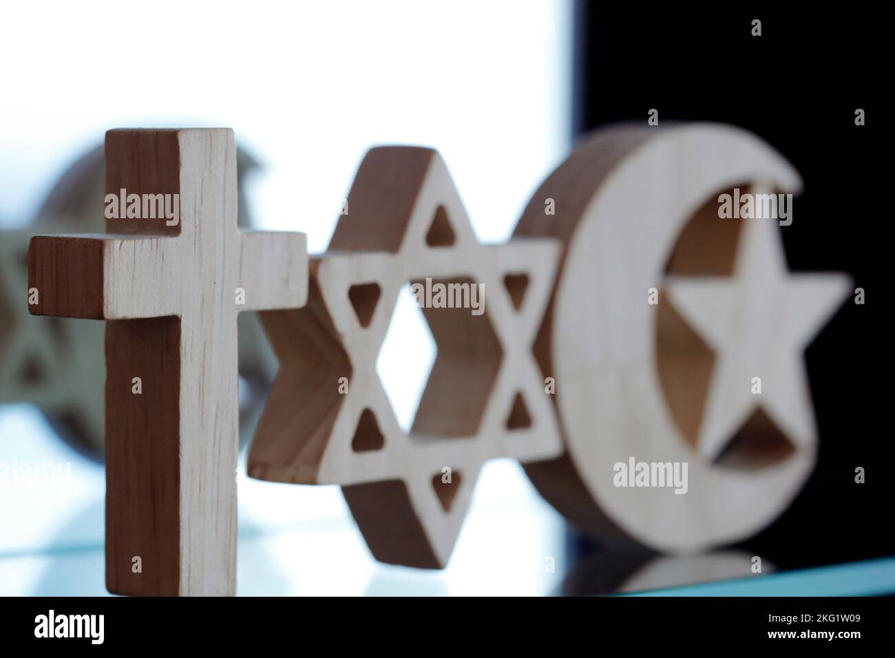 Christianity, Islam, Judaism 3 monotheistic religions. Jewish Star ...