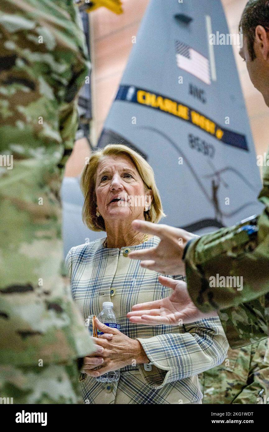 Senator Shelley Moore Capito toured the 130th Airlift Wing, located on ...