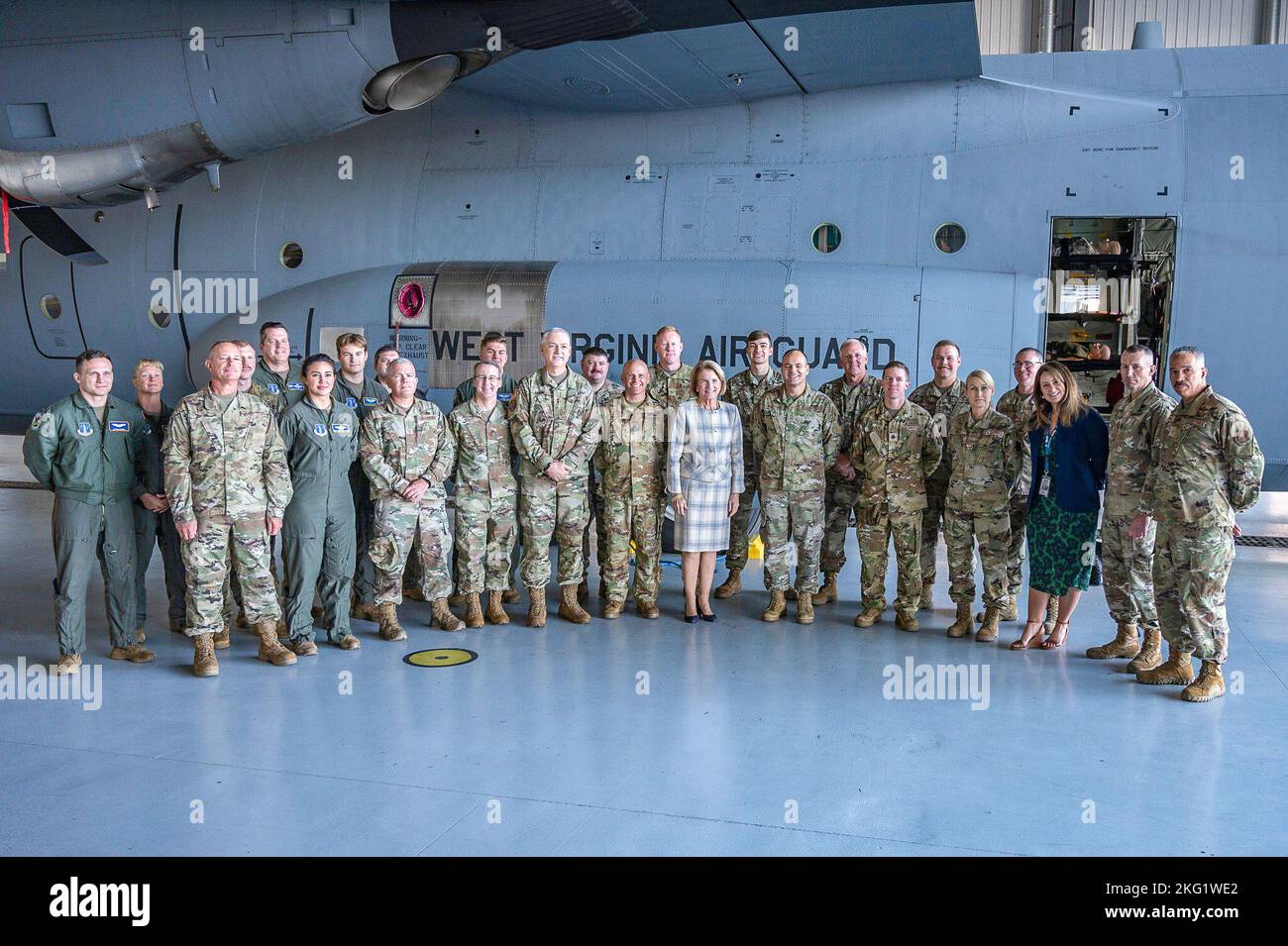Senator Shelley Moore Capito toured the 130th Airlift Wing, located on ...