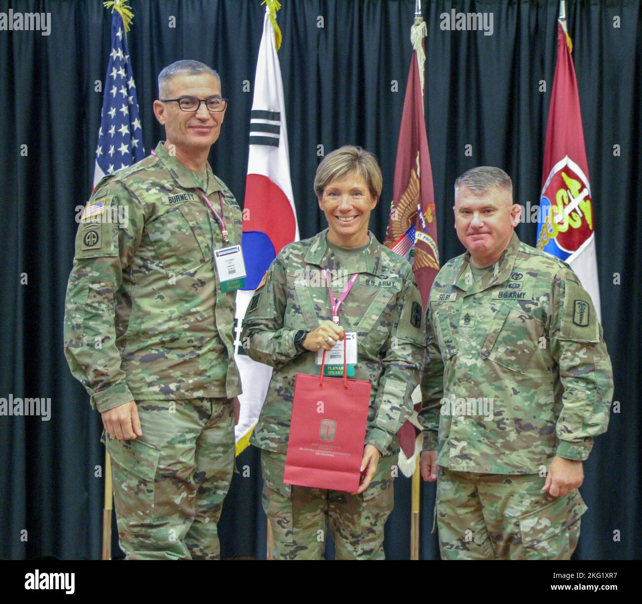 65th Medical Brigade Command Team, Col. Lee Burnett and Command Sgt ...