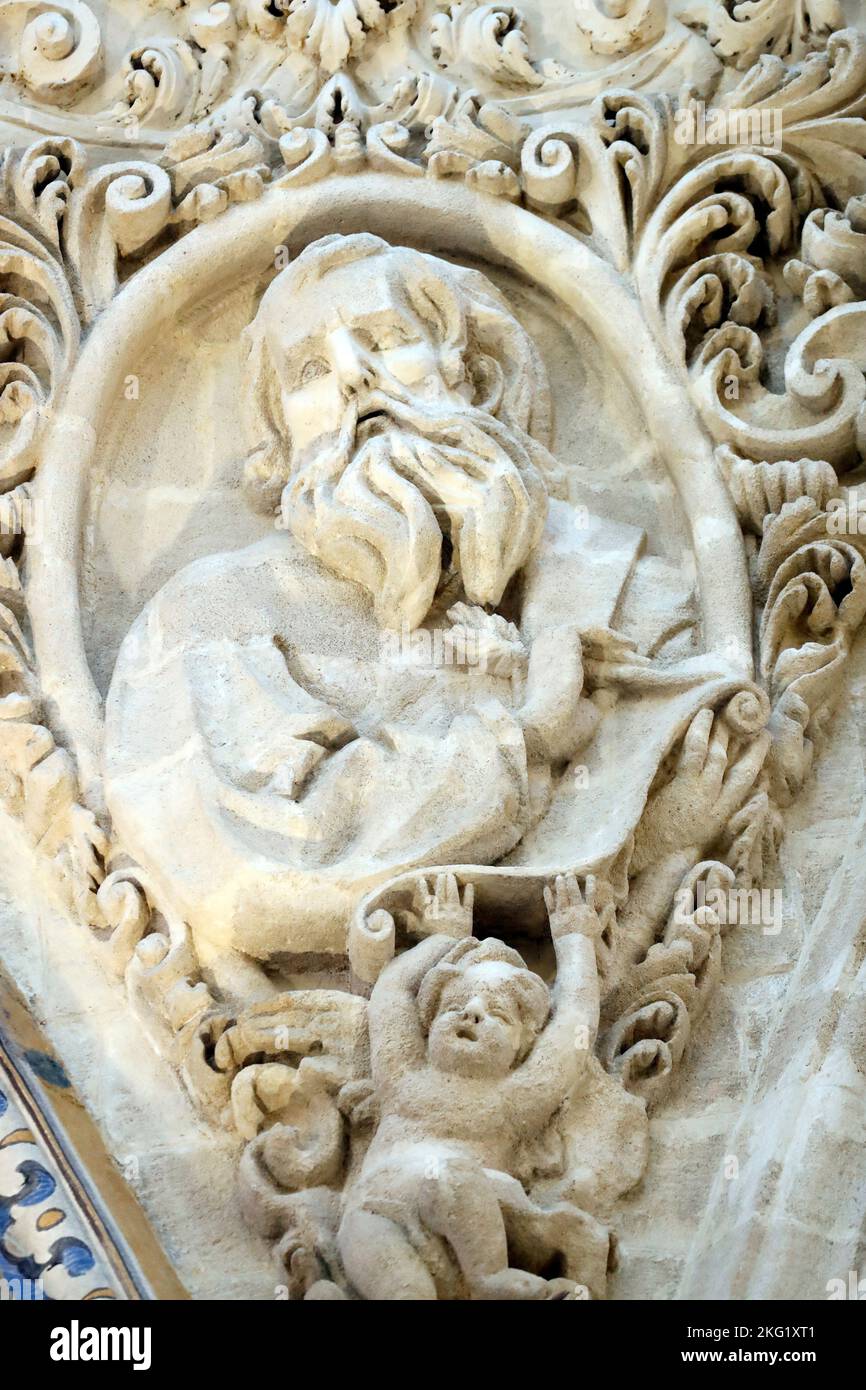 Iglesia del Salvador (Sevilla). Matthew the Evangelist, the author of ...